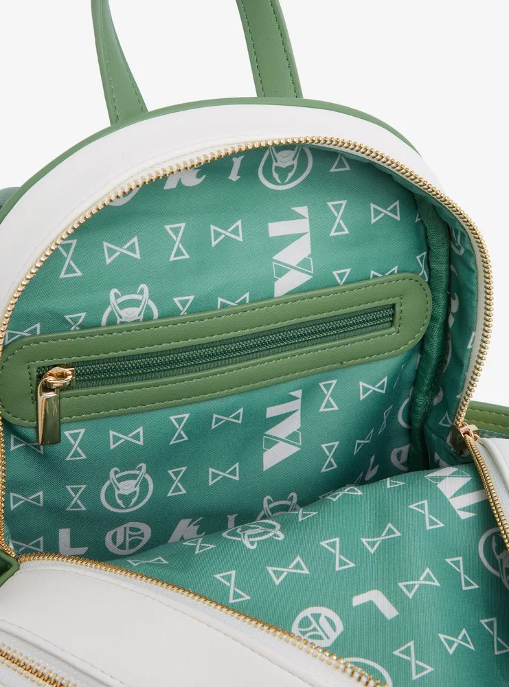 Boxlunch Marvel Loki Figural Horns Mini Backpack - BoxLunch Exclusive ...