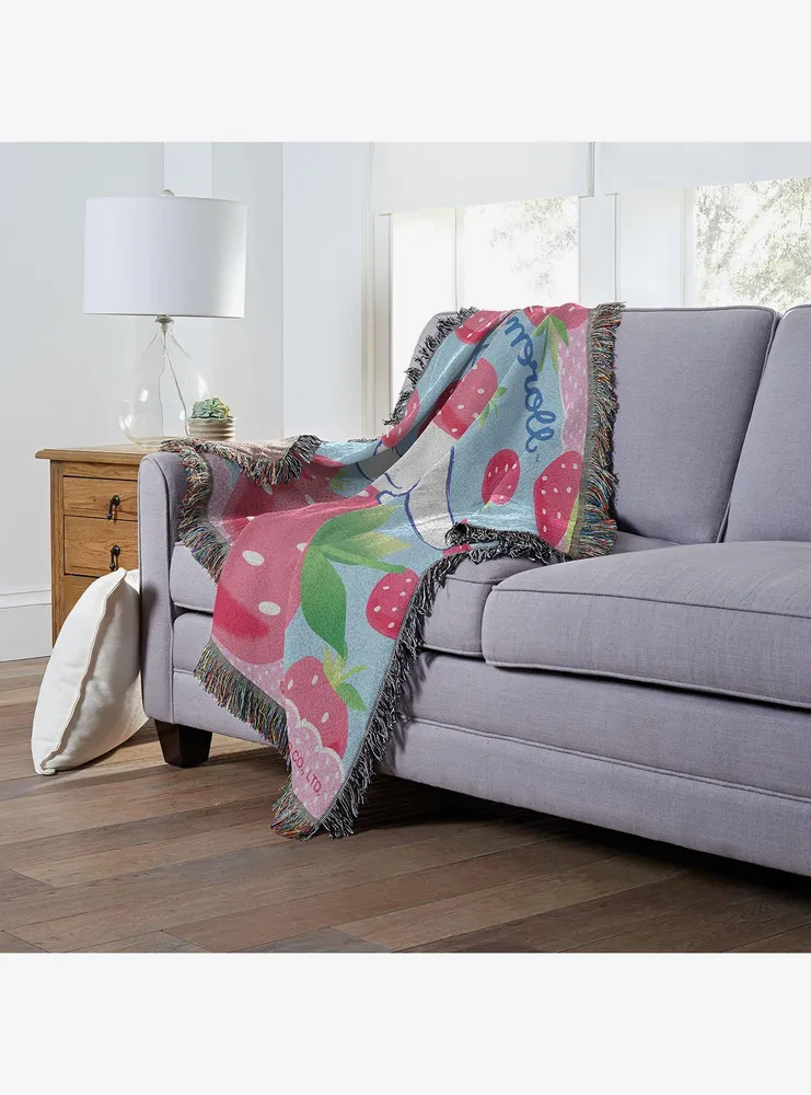 Cinnamoroll Strawberry Surprise Woven Tapestry Throw Blanket | Mall of America®