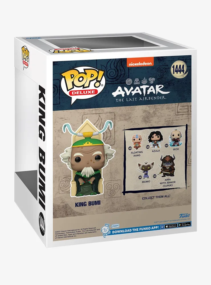 Hot Topic Funko Avatar: The Last Airbender Pop! Deluxe King Bumi Vinyl ...