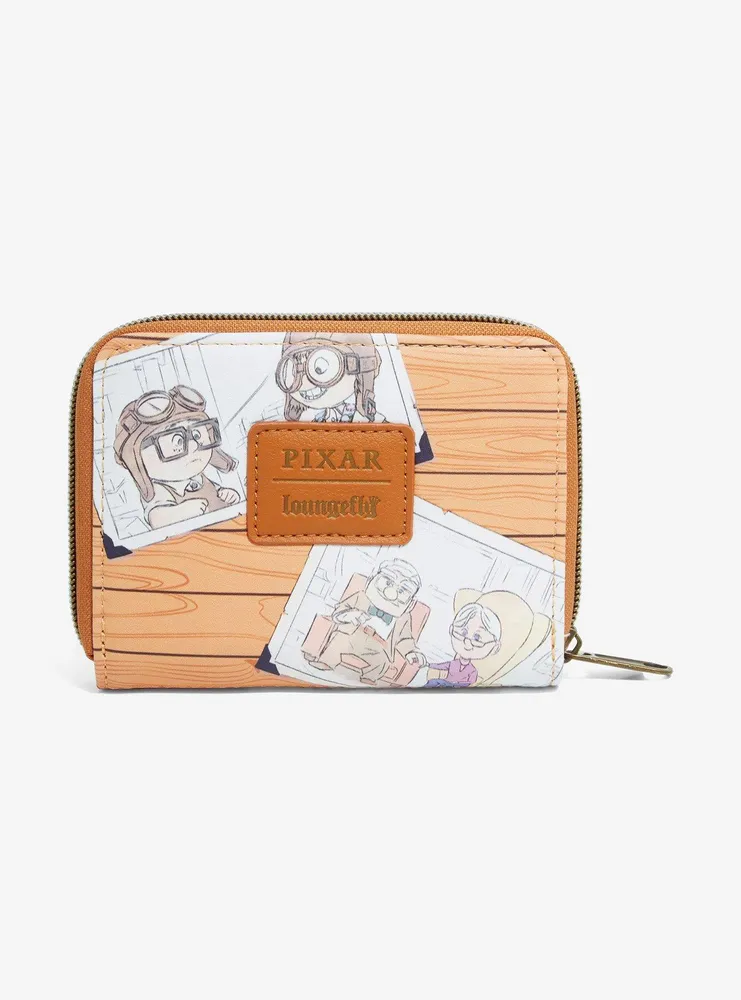 Hot Topic Loungefly Disney Pixar Up Carl & Ellie Photos Mini Zipper ...