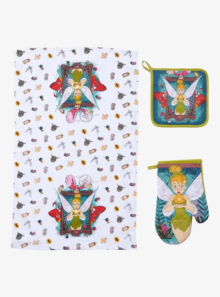 Boxlunch Disney Peter Pan Tinker Bell Portrait Kitchen Set - BoxLunch ...