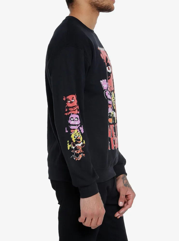 Hot Topic Five Night's At Freddy's Jumbo Animatronics Sweatshirt | Mall ...