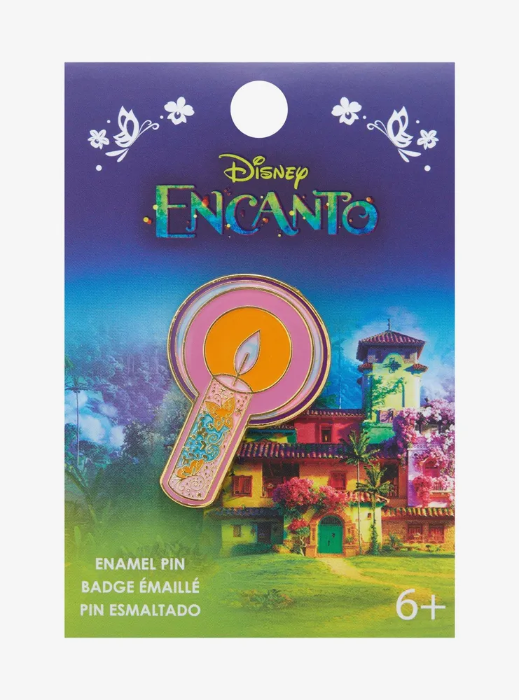 Boxlunch Loungefly Disney Encanto Candle Enamel Pin - BoxLunch ...