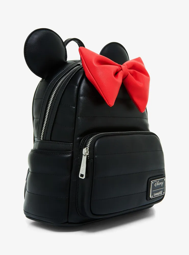 Minnie Mouse Loungefly Disney Minnie Mouse Puffer Ears Mini Backpack ...
