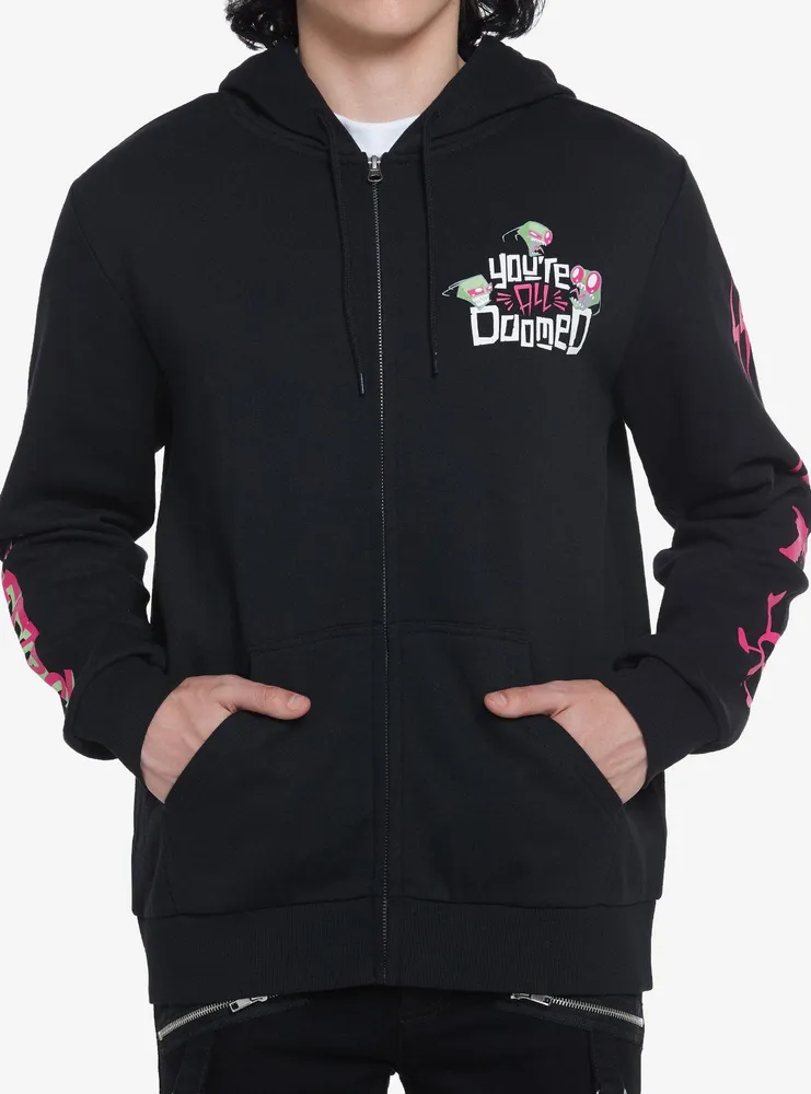 Hot Topic Invader Zim Doom Collage Hoodie | Mall of America®
