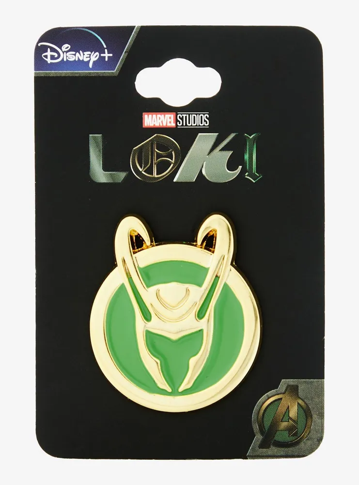 Boxlunch Marvel Loki Helmet Logo Enamel Pin - BoxLunch Exclusive | Mall ...