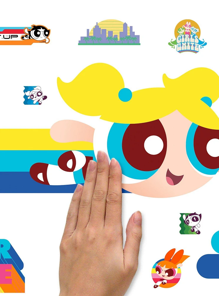 The Powerpuff Girls Powerpuff Girls Peel & Stick Wall Decals | Mall of ...