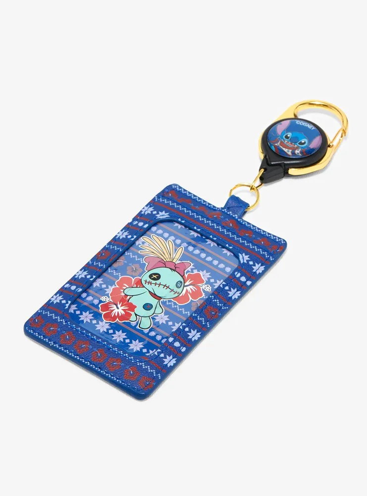 Boxlunch Disney Lilo & Stitch Sweater Stitch Retractable Lanyard ...