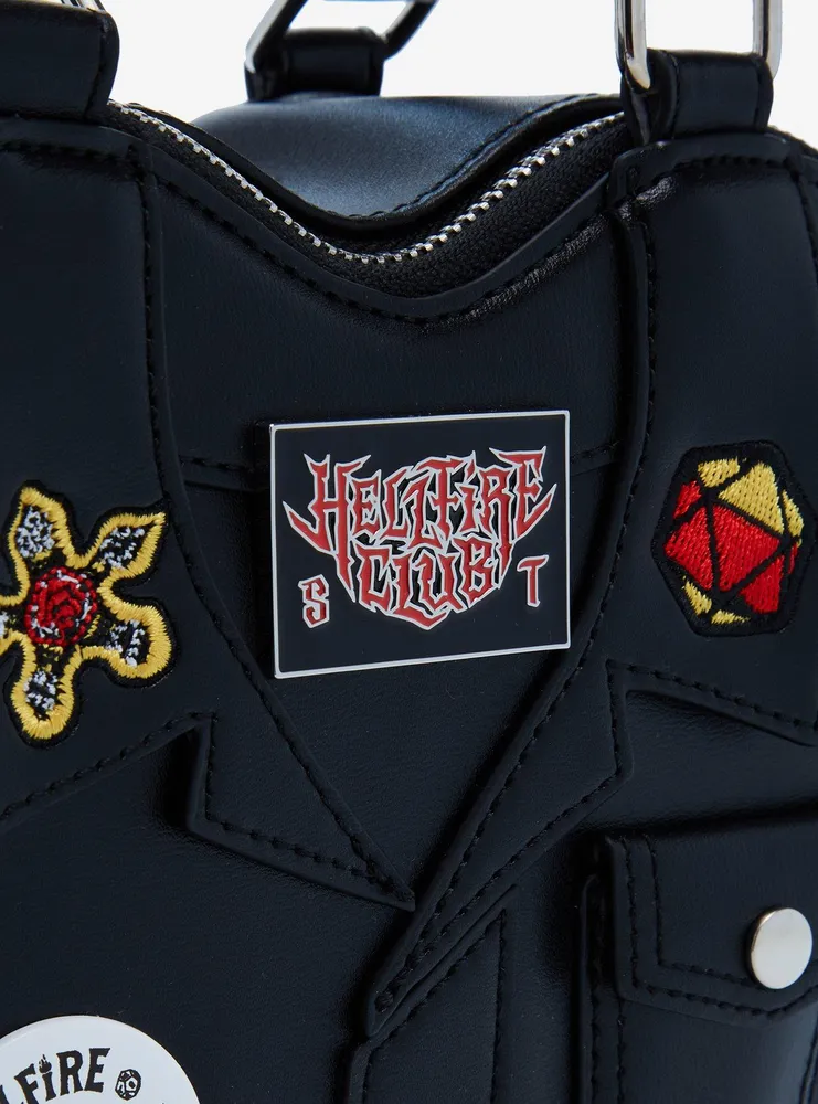 TV Stranger Things Hellfire Club Jacket Figural Handbag - BoxLunch ...