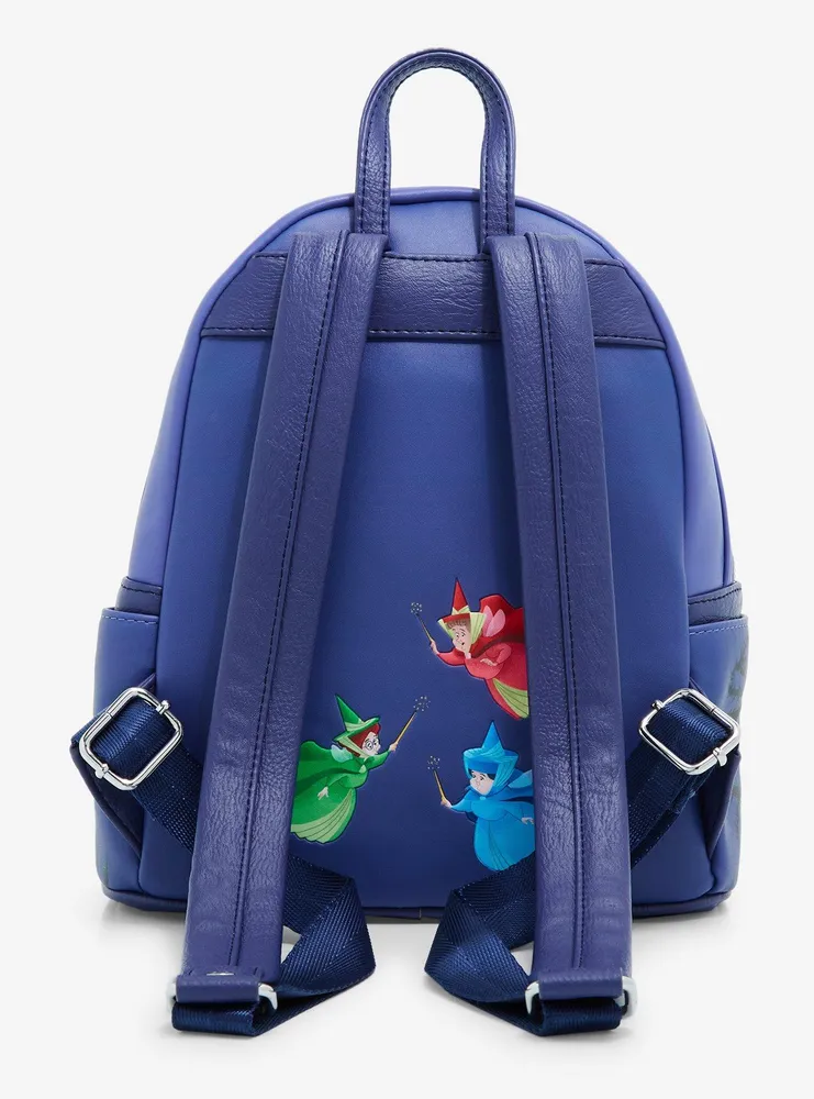 Boxlunch Loungefly Disney Sleeping Beauty Characters Portrait Mini ...