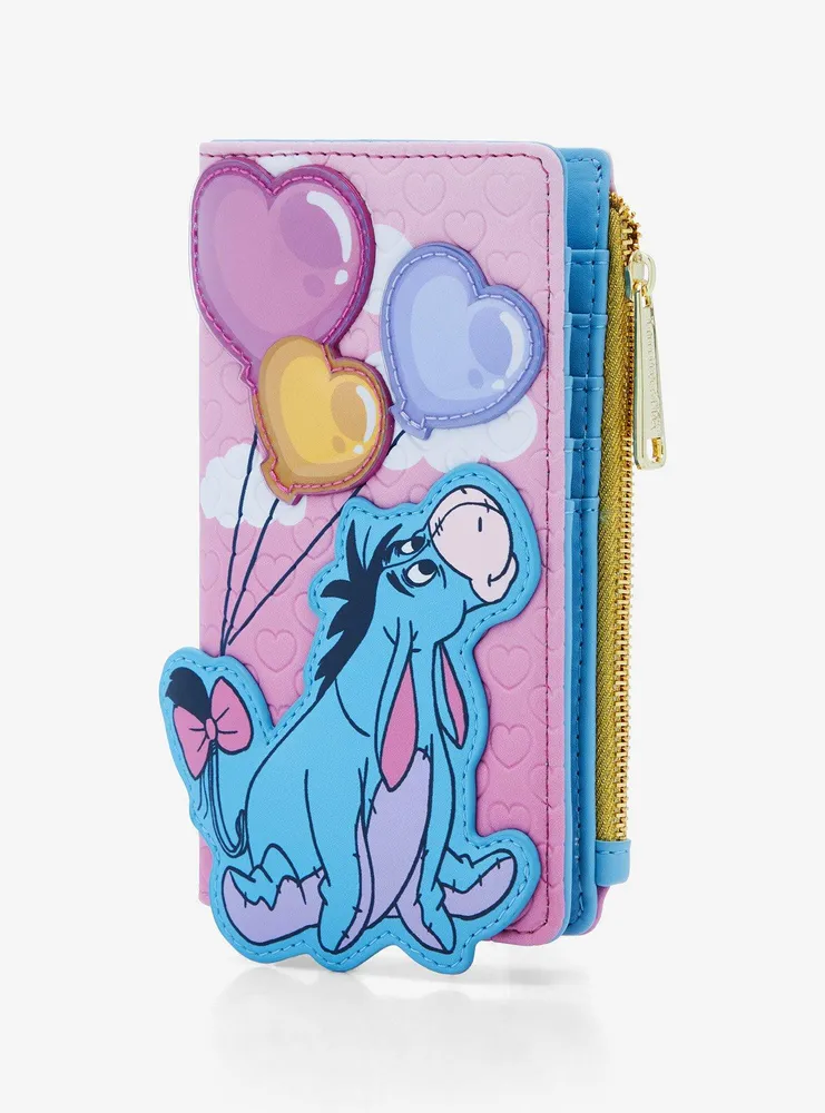 Boxlunch Loungefly Disney Winnie the Pooh Eeyore Heart Balloons Wallet ...