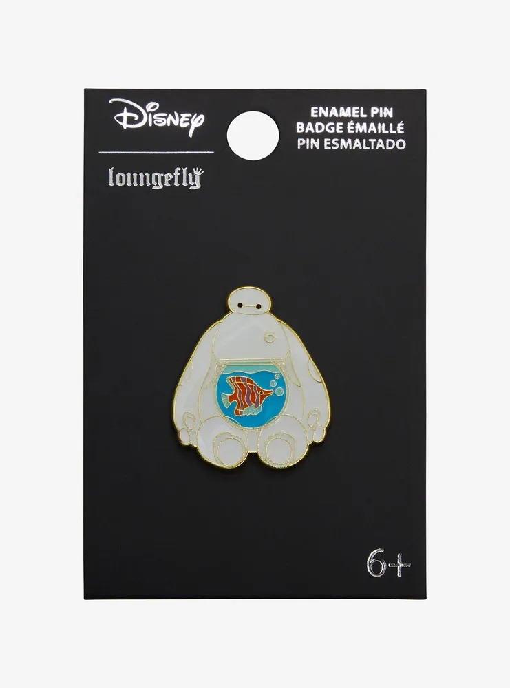 Big Hero 6 Loungefly Big Hero 6 Baymax Fishbowl Enamel Pin - BoxLunch ...