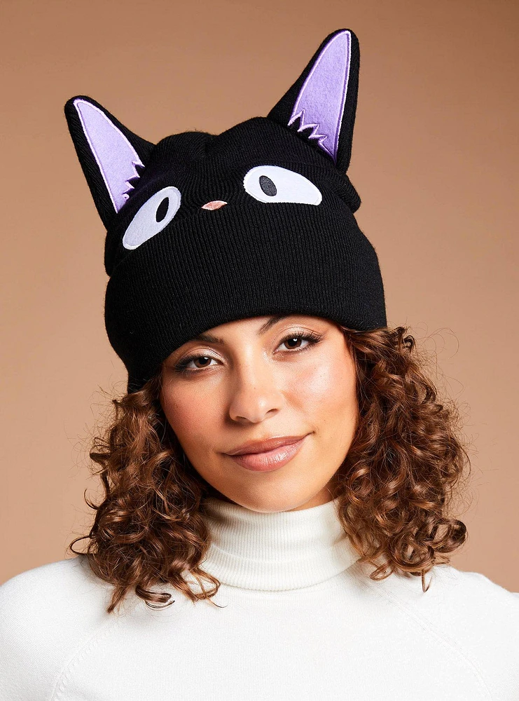 Anime Merch Studio Ghibli Kiki's Delivery Service Jiji Figural Beanie ...