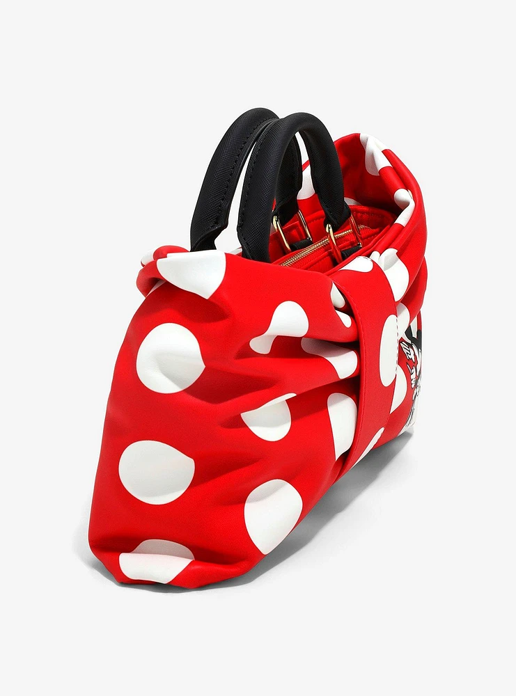 Hot Topic Loungefly Disney Minnie Mouse Bow Figural Crossbody Bag ...
