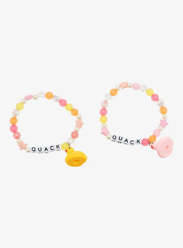 Hot Topic Rubber Duck Best Friend Beaded Bracelet Set | Mall of America®