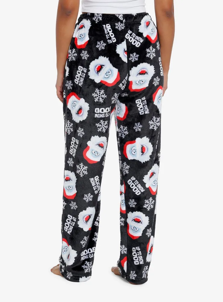 Hot Topic Rudolph The Red-Nosed Reindeer Bumble Plush Pajama Pants ...