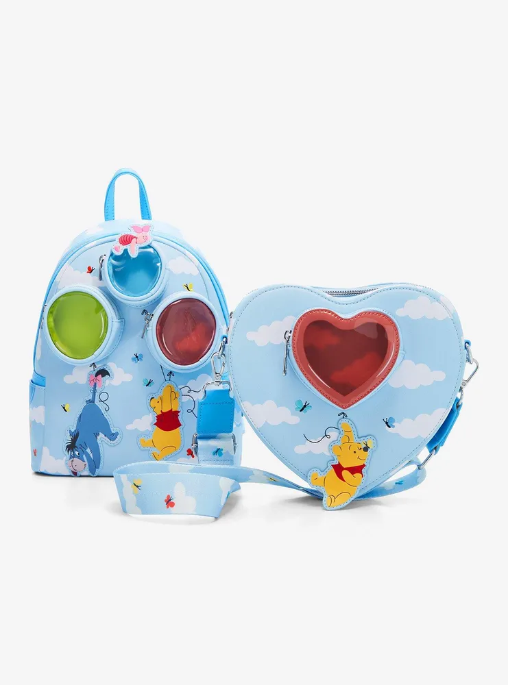 Disney Loungefly Disney Winnie the Pooh Eeyore and Piglet Balloon Mini ...
