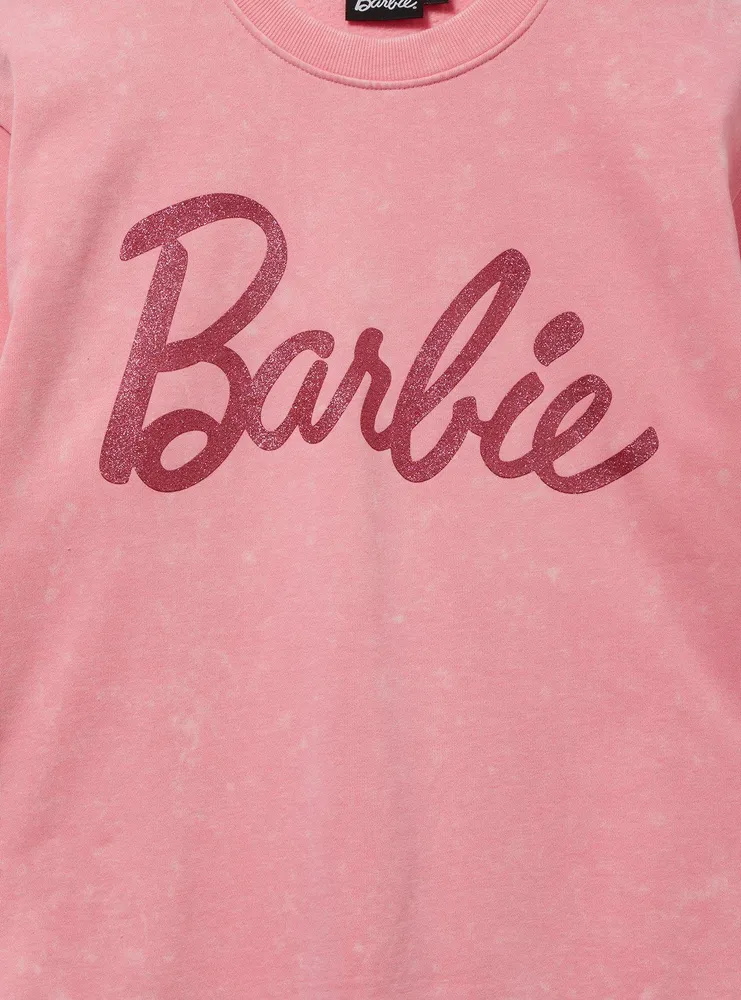 Boxlunch Barbie Logo Women's Crewneck - BoxLunch Exclusive | Mall of ...