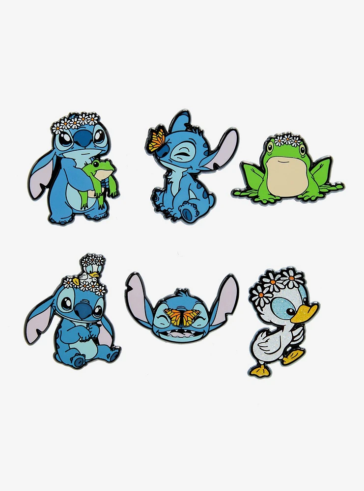 Boxlunch Loungefly Disney Lilo & Stitch Spring Stitch Blind Box Enamel ...