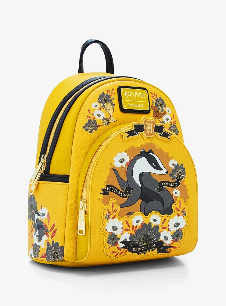 Boxlunch Loungefly Harry Potter Hufflepuff House Mini Backpack ...
