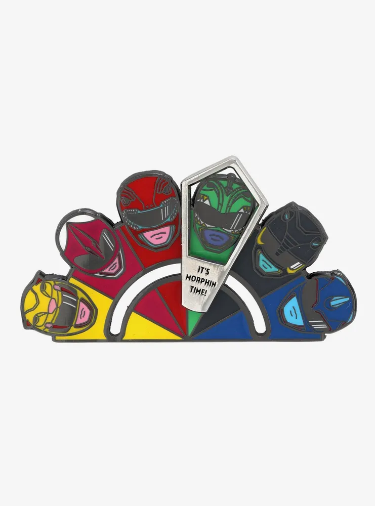 Hot Topic Mighty Morphin' Power Rangers Sliding Enamel Pin | Mall of ...