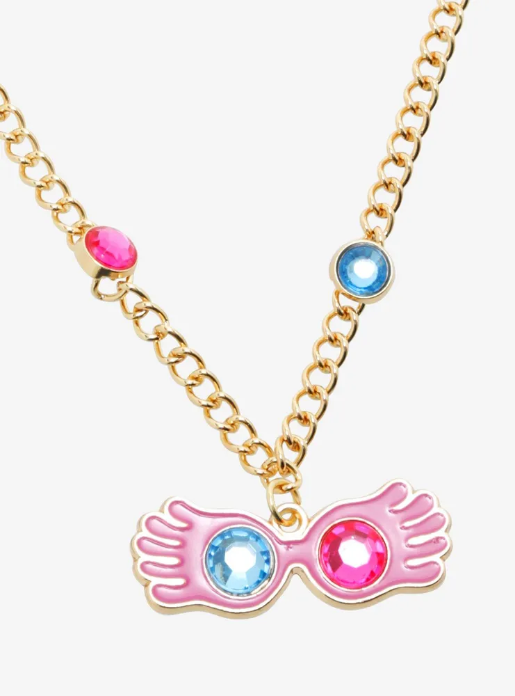 Hot Topic Harry Potter Luna Lovegood Glasses Necklace | Hamilton Place