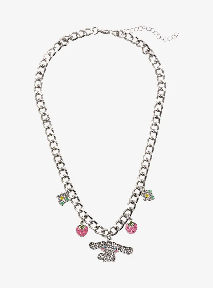 Hot Topic Cinnamoroll Strawberry Bling Chain Necklace | Hamilton Place
