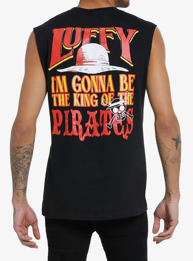 Hot Topic One Piece Luffy Captain Muscle Tank Top | Hamilton Place