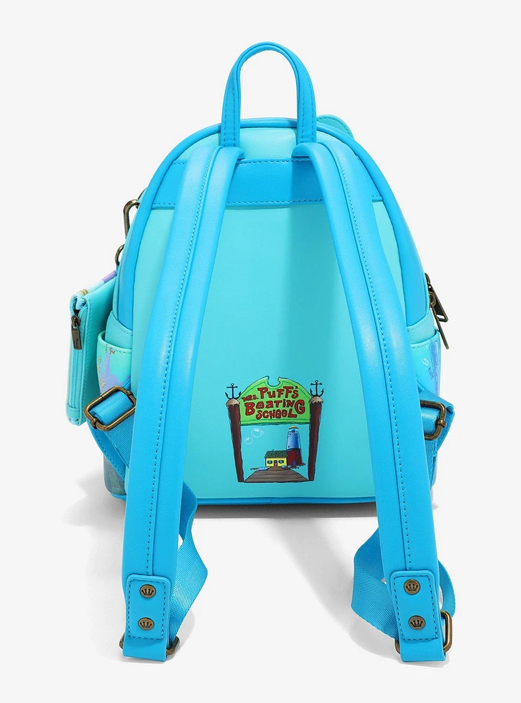 TV Loungefly SpongeBob SquarePants Boating School Mini Backpack ...