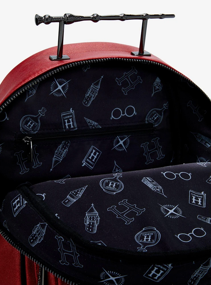 Harry Potter Loungefly Harry Potter Gryffindor Elder Wand Mini Backpack ...