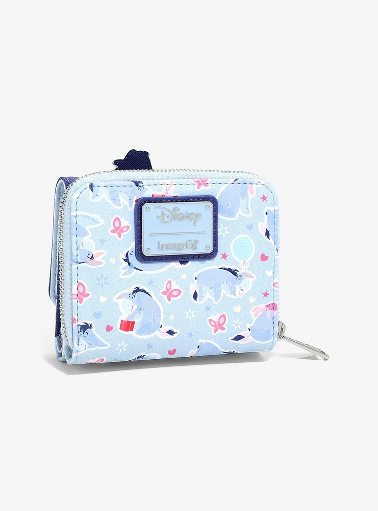Loungefly Disney Winnie the Pooh Eeyore and Piglet Butterfly Wallet ...