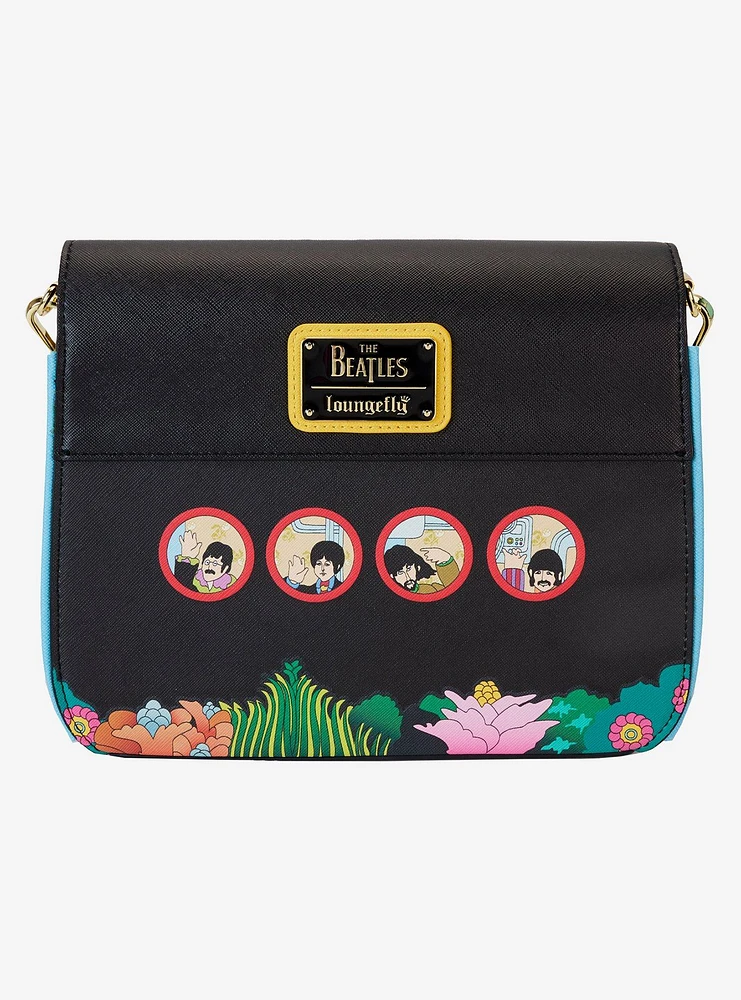 Boxlunch Loungefly The Beatles Yellow Submarine Crossbody Bag | Mall of ...