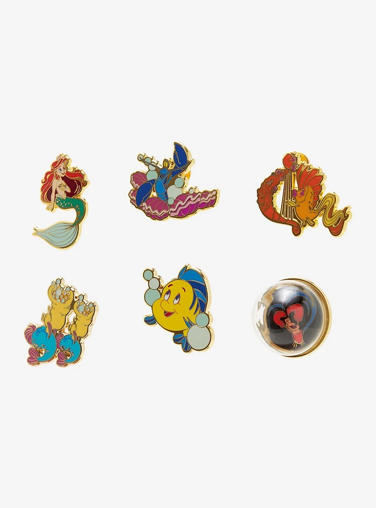 Hot Topic Loungefly Disney The Little Mermaid Characters Blind Box Enamel Pin | Hawthorn Mall