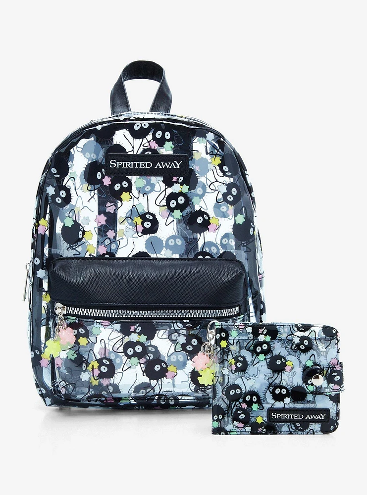 Hot Topic Studio Ghibli® Spirited Away Soot Sprites Clear Mini Backpack ...