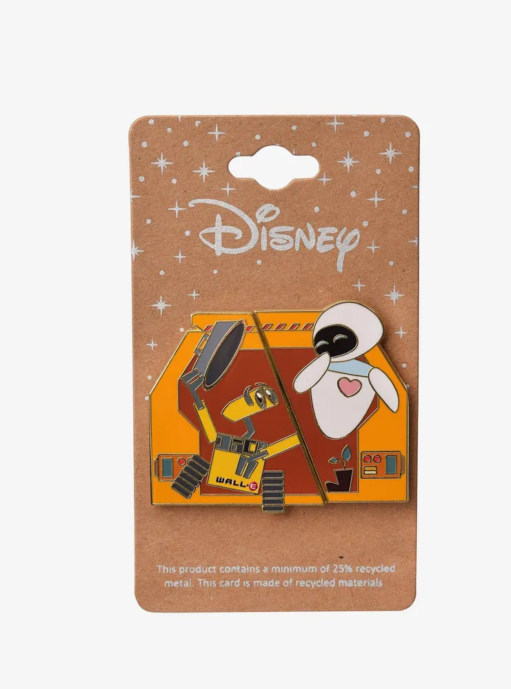 Boxlunch Disney Pixar WALL-E EVE & WALL-E Portrait Enamel Pin Set ...
