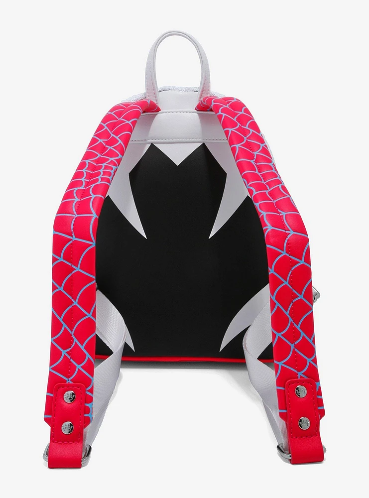 Boxlunch Loungefly Marvel Spider-Man Spider-Gwen Sequin Mini Backpack ...
