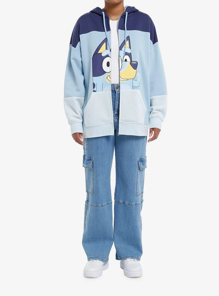Hot Topic Bluey 3D Ears Color-Block Girls Hoodie | Mall of America®