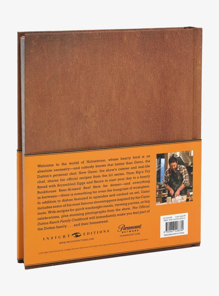 Boxlunch Yellowstone Dutton Ranch Family Cookbook | Hamilton Place