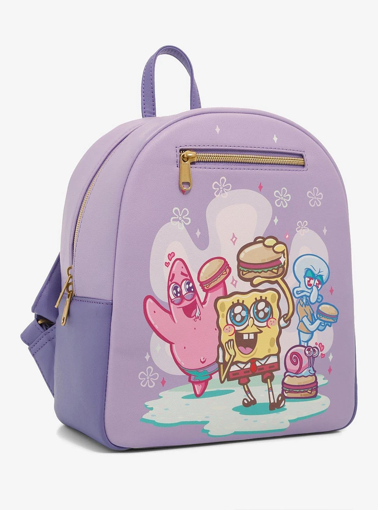 Hot Topic Loungefly SpongeBob SquarePants 25th Anniversary Lavender ...