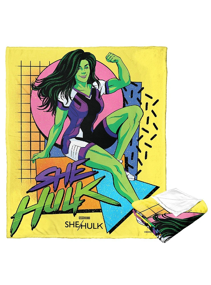 Boxlunch Marvel She Hulk Retro She Hulk Silk Touch Throw | Mall of America®