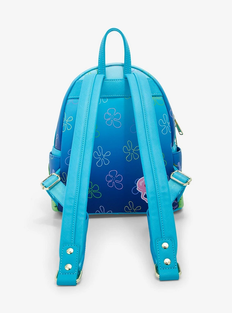 TV Loungefly SpongeBob SquarePants Patrick & SpongeBob Jellyfishing Mini Backpack - BoxLunch ...