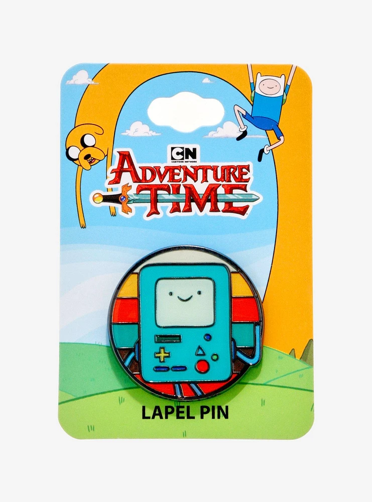 Boxlunch Adventure Time BMO Stripe Enamel Pin - BoxLunch Exclusive ...