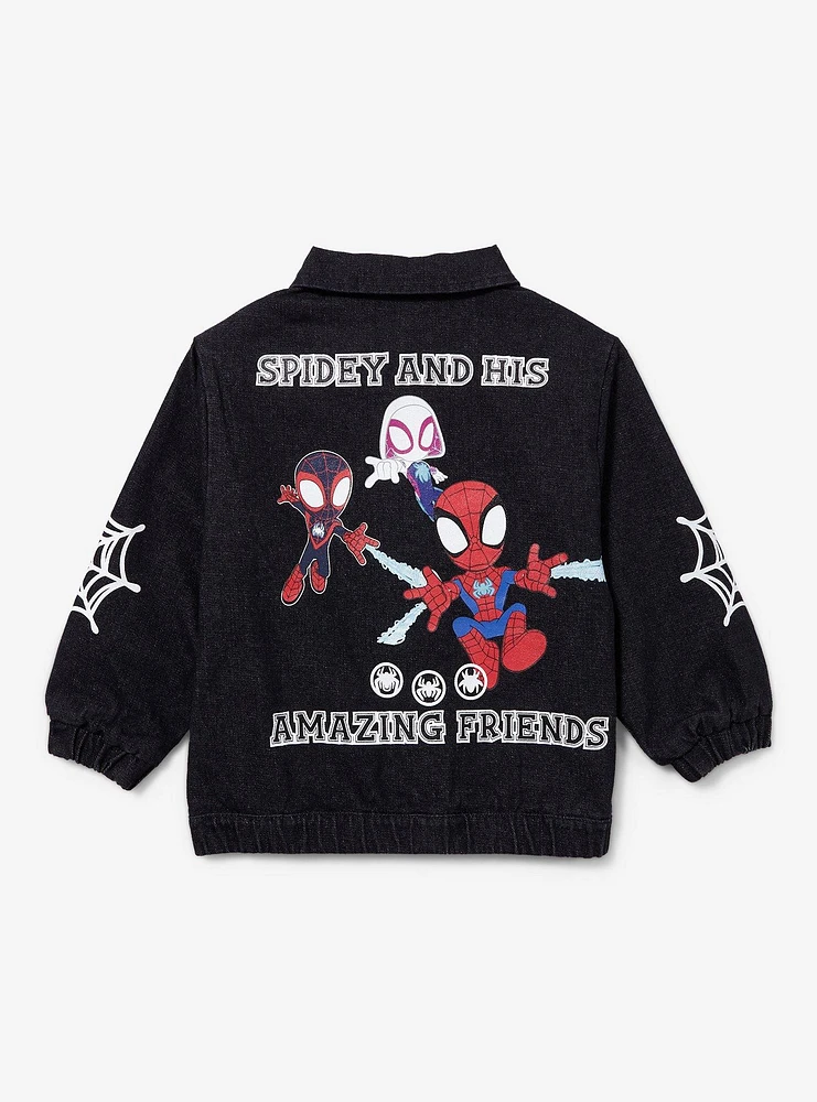 Marvel Spidey and His Amazing Friends Toddler Denim Jacket - BoxLunch ...