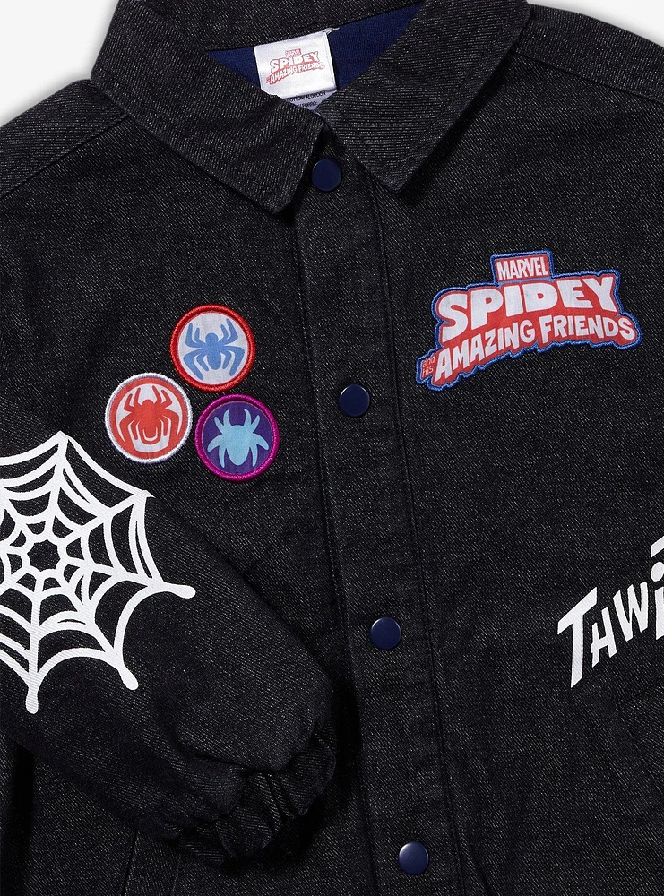 Marvel Spidey and His Amazing Friends Toddler Denim Jacket - BoxLunch ...