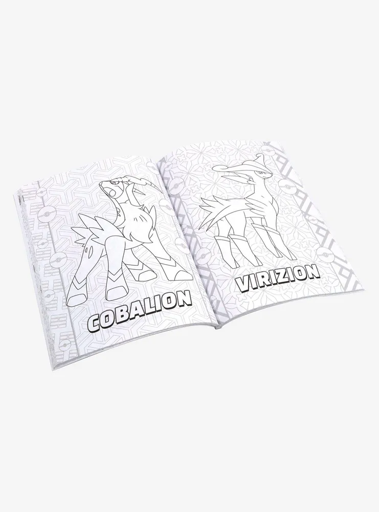 Hot Topic Pokemon Coloring Adventures: Legendary And Mythical Coloring ...