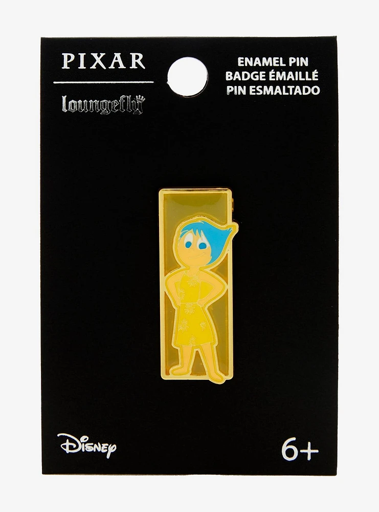 Boxlunch Loungefly Disney Pixar Inside Out Joy Portrait Enamel Pin ...