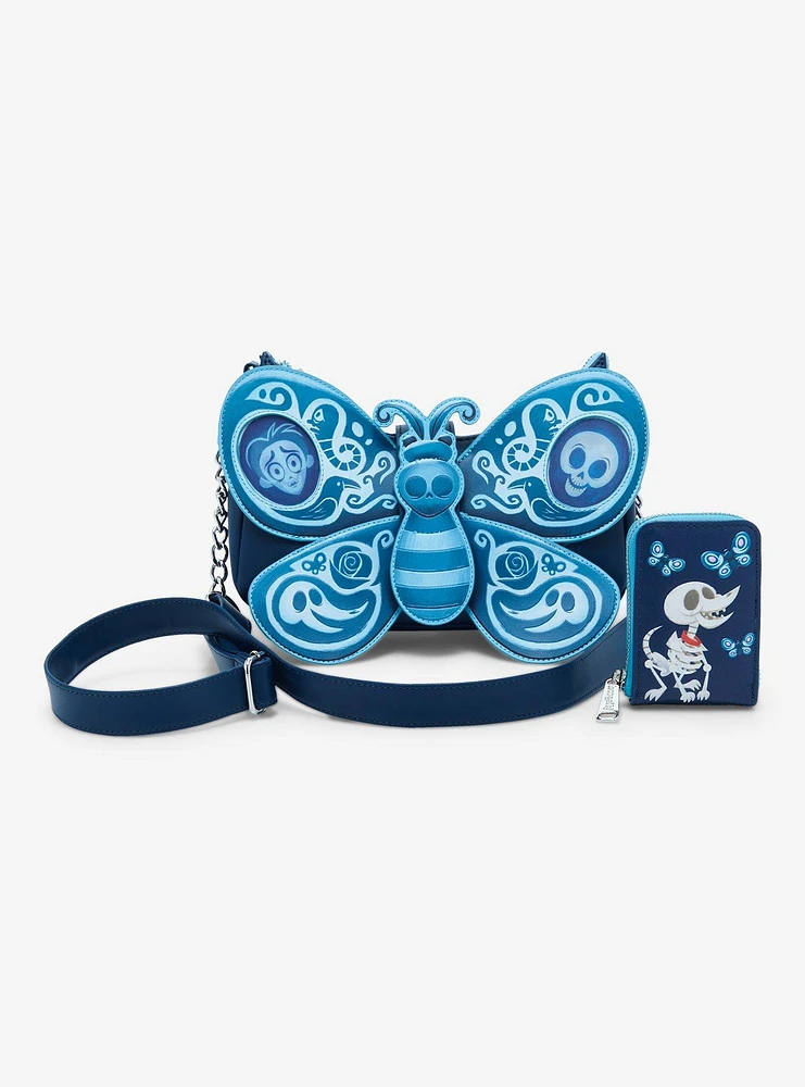 Hot Topic Loungefly Corpse Bride Butterfly Lenticular Crossbody Bag ...