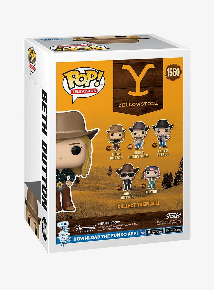 Funko Yellowstone Pop! Television Beth Dutton Vinyl Figure | Mall of ...