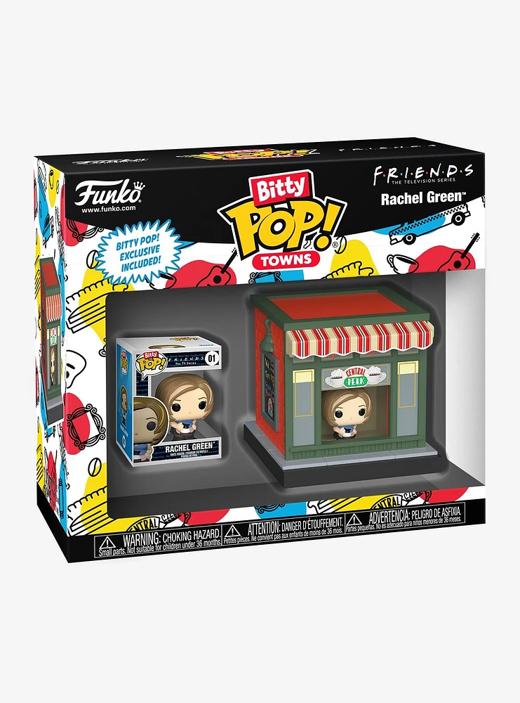 Funko Friends Bitty Pop! Towns Rachel Green And Central Perk Vinyl ...