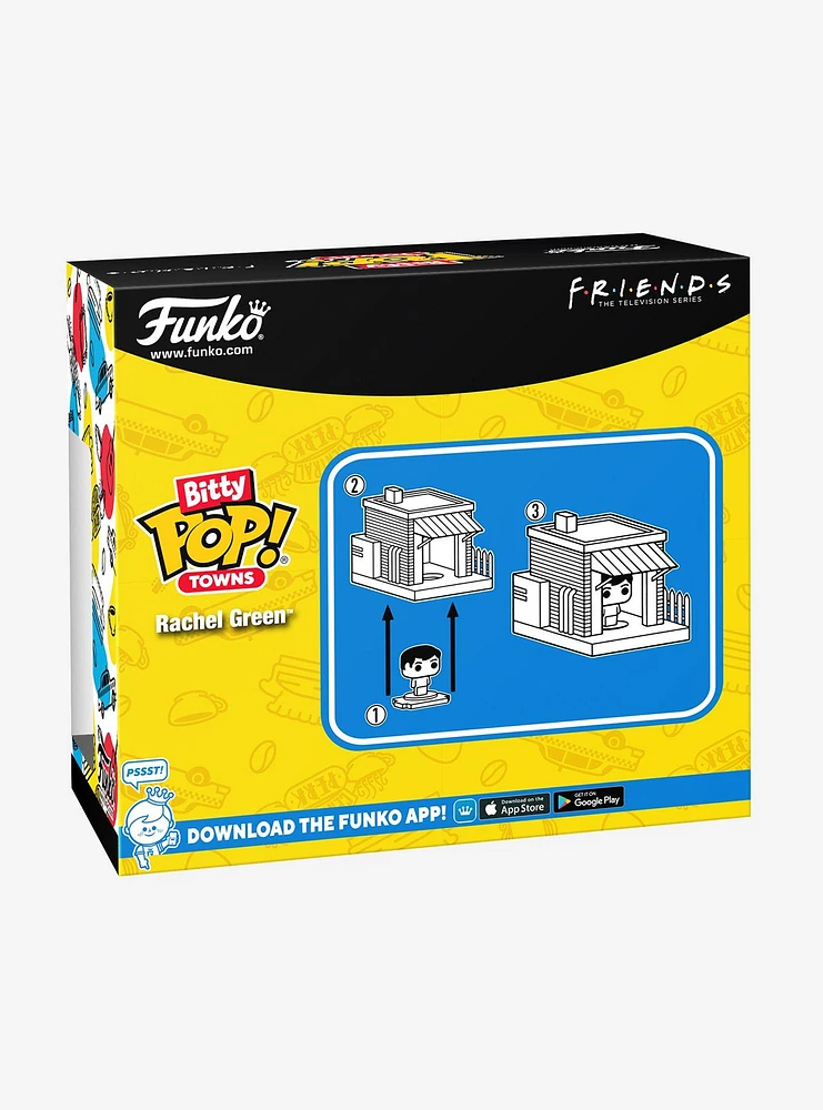 Funko Friends Bitty Pop! Towns Rachel Green And Central Perk Vinyl ...